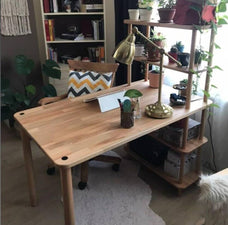 Beech Wood Desk: Handcrafted and Built to Last - Tomruque Wood Studios